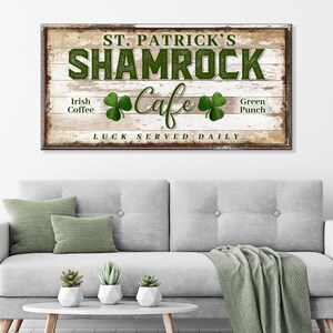 Irish Coffee Sign | Saint Patrick's Day Personalized Wall Decor ...