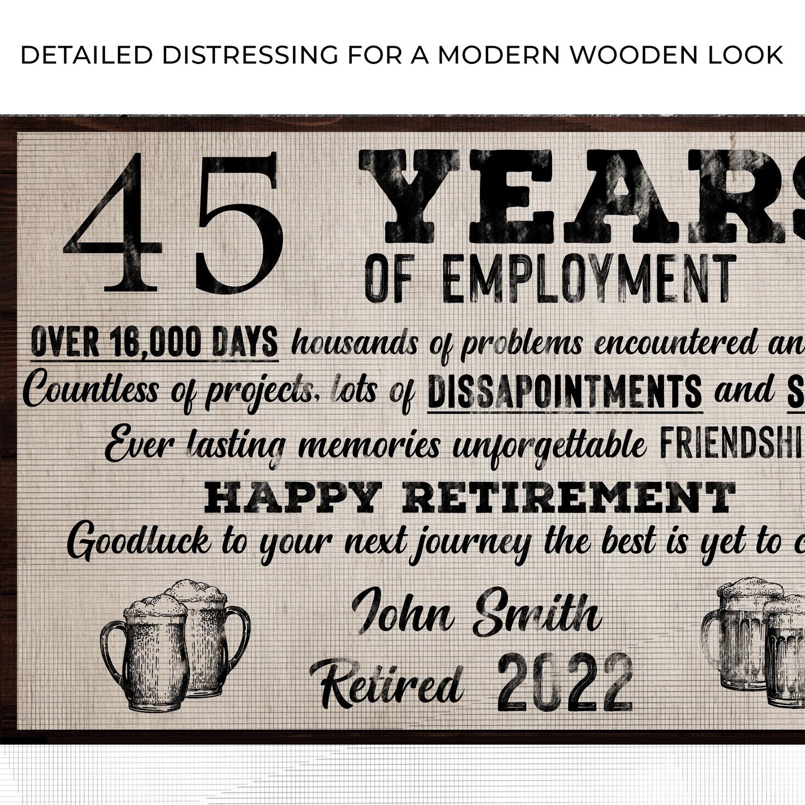 Personalized Retirement Gift Sign Retirement Gift Party - Etsy
