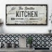 Kitchen Decor Personalized Kitchen Sign Family Name Kitchen Wall Decor ...