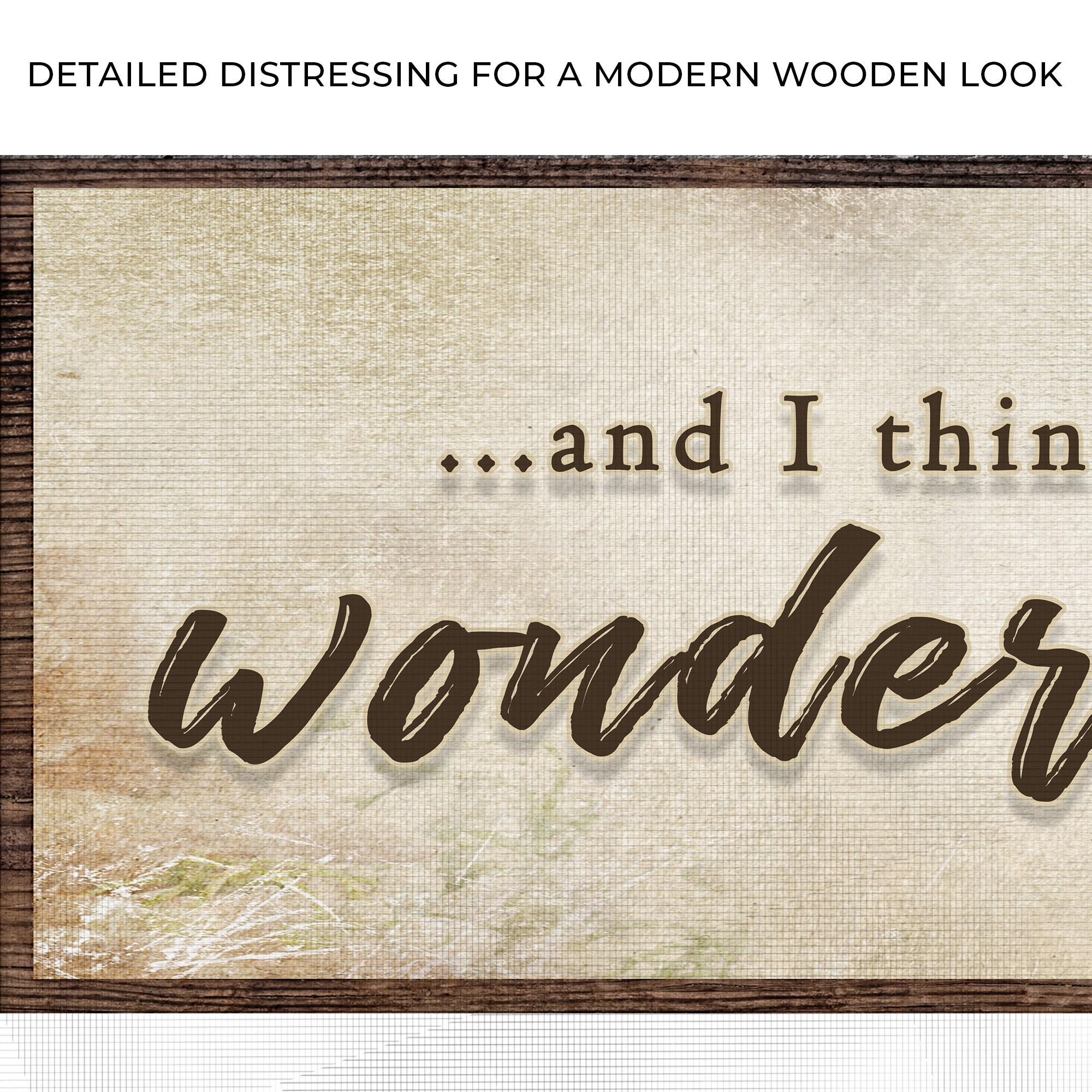 What A Wonderful World Sign Inspirational Farmhouse Wall Décor | Etsy