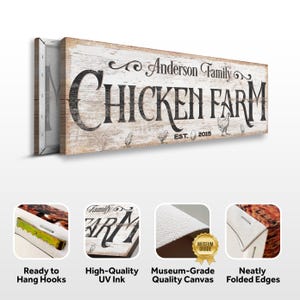 Chicken Farm Sign | Rustic Chicken Farm Decor | Chicken Coop Farmhouse ...