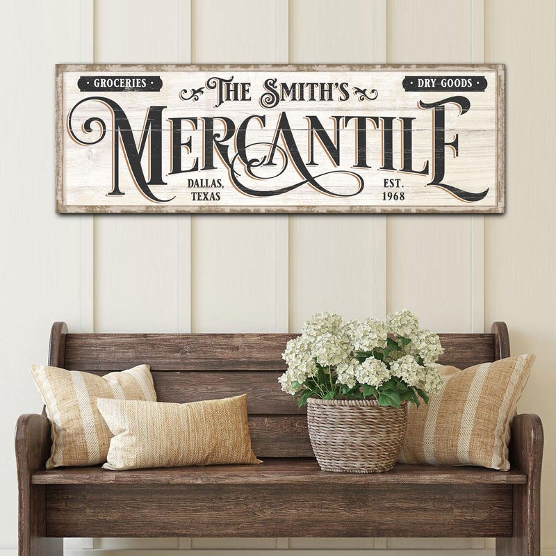 Mercantile Sign - Etsy