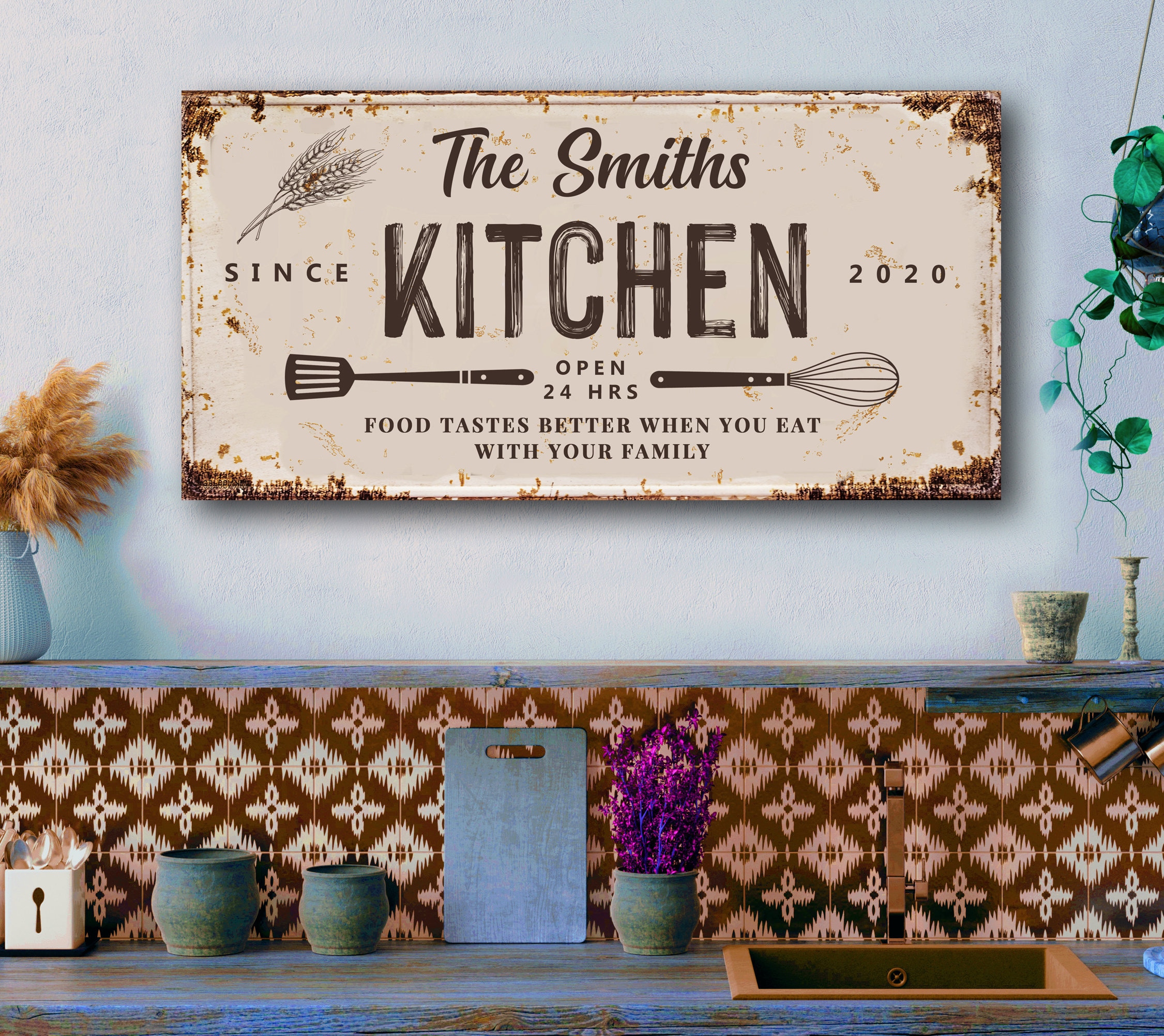 Farmhouse Kitchen Signs | Custom Kitchen Signs | Farmhouse Decor ...