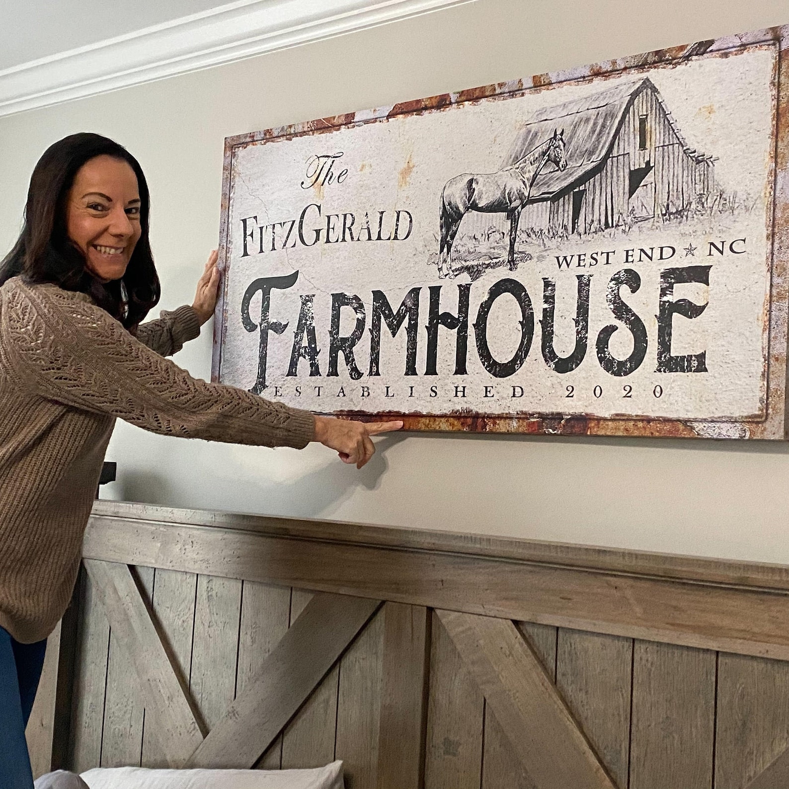 Farmhouse Sign Cattle Ranch Sign Farm Wall Decor Rustic Chic - Etsy
