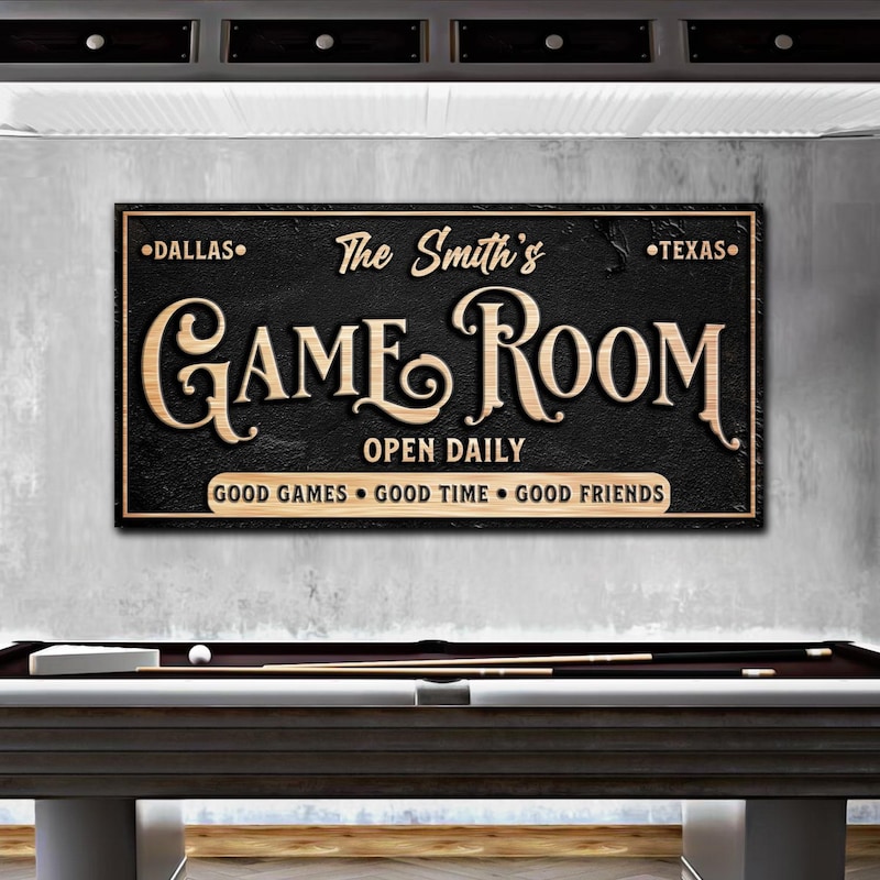 Smiths Game Room Sign - Etsy