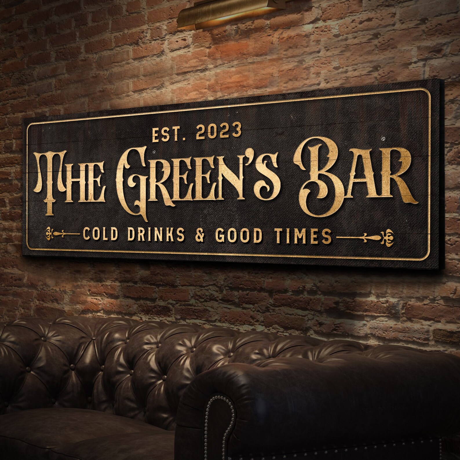 Vintage Bar Signs Decor | Personalized Bar Wall Art | Bar Sign for Home ...