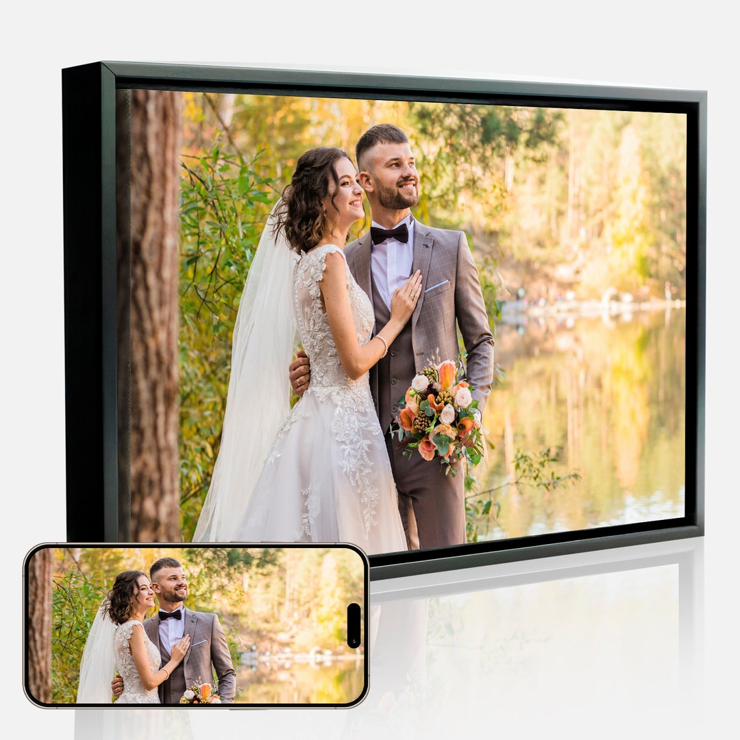 Custom Canvas Print With Photo | Custom Picture Frames | Personalized ...