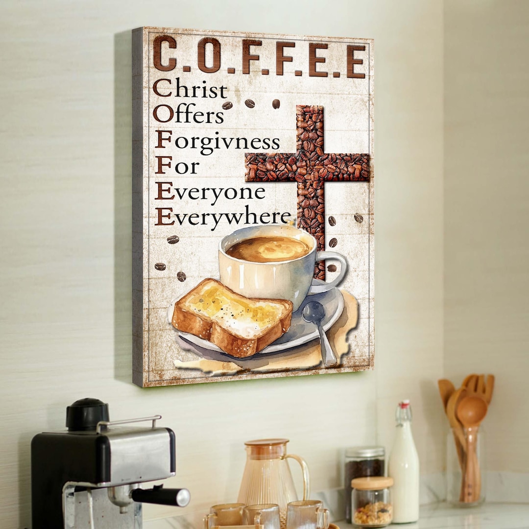Christ Offers Forgiveness for Everyone Everywhere Sign | Kitchen and ...