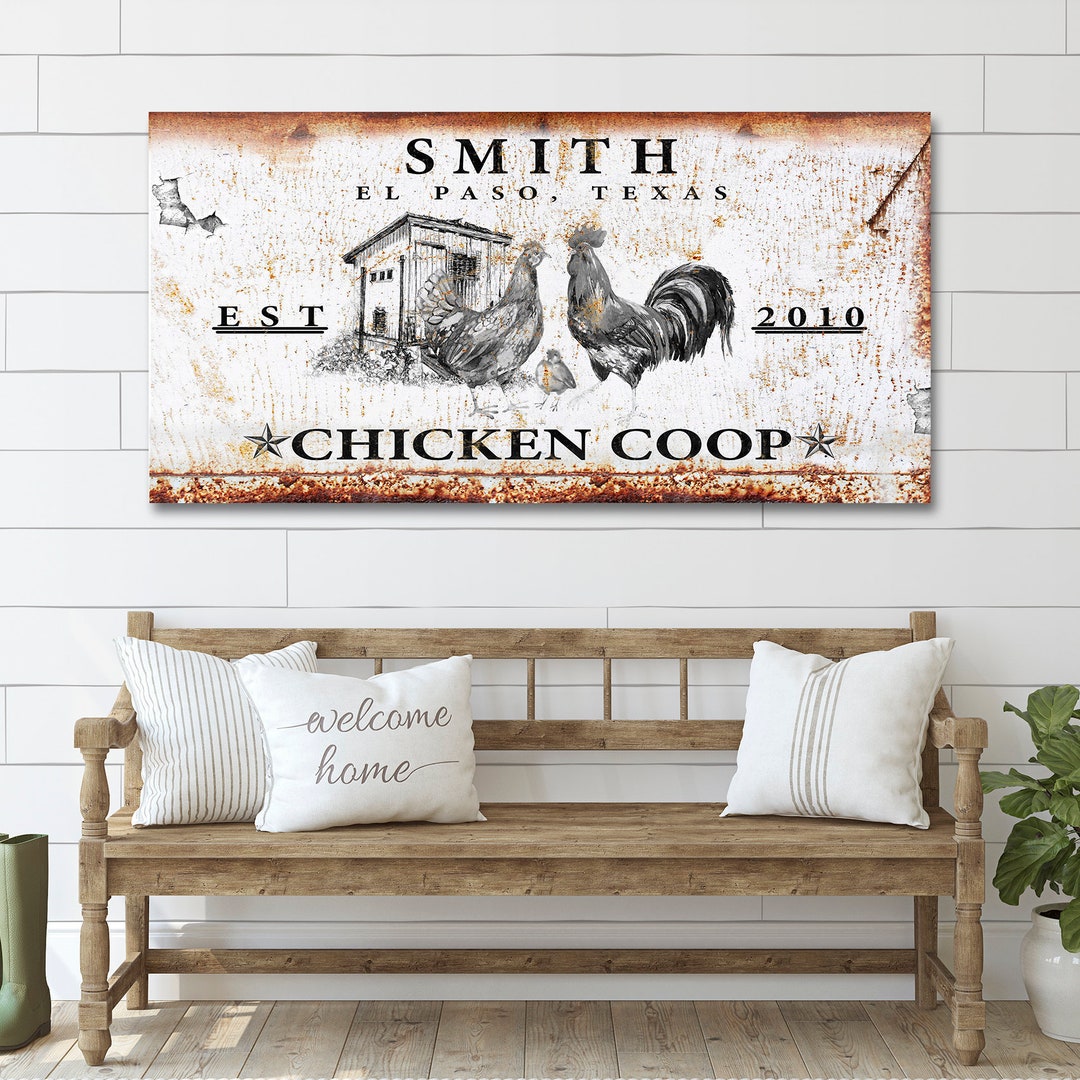 Chicken Coop Signs | Chicken Coop Decor Farm Sign | Chicken Signs Ranch ...