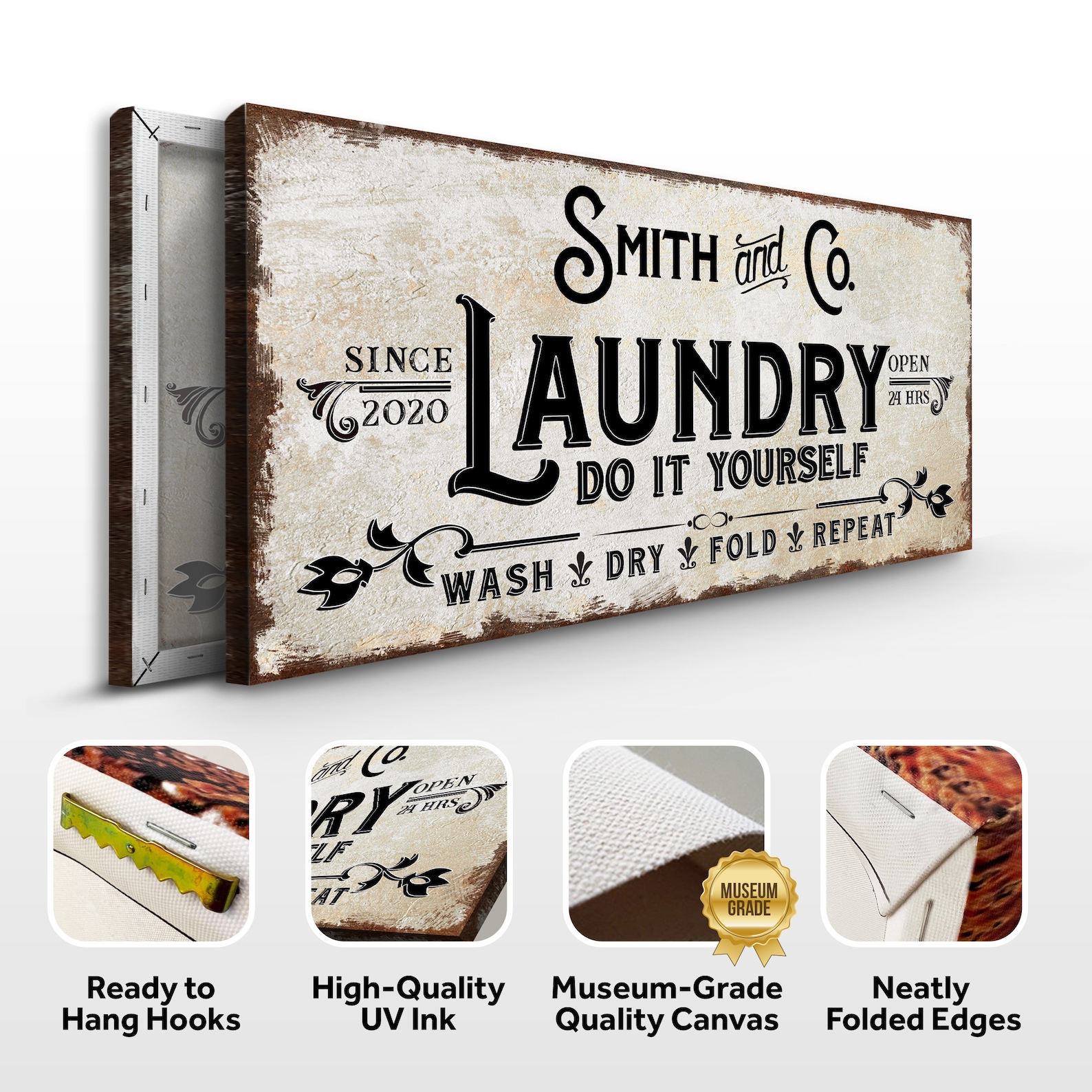 Laundry Room Decor Personalized Laundry Sign Laundry Room Art Home ...