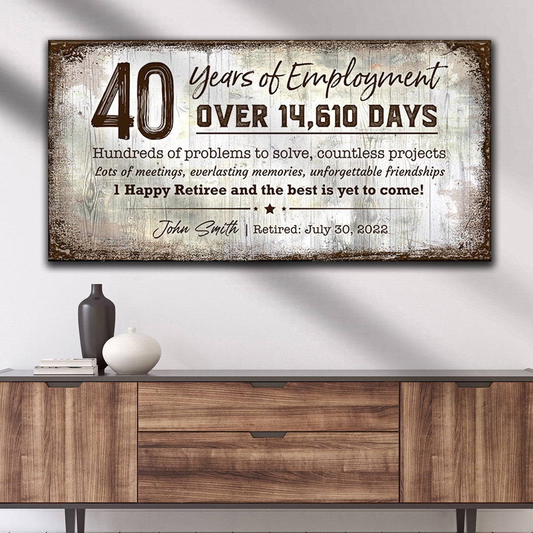 Retirement Gifts for Women | Retirement Gifts for Men | Retirement Wall ...