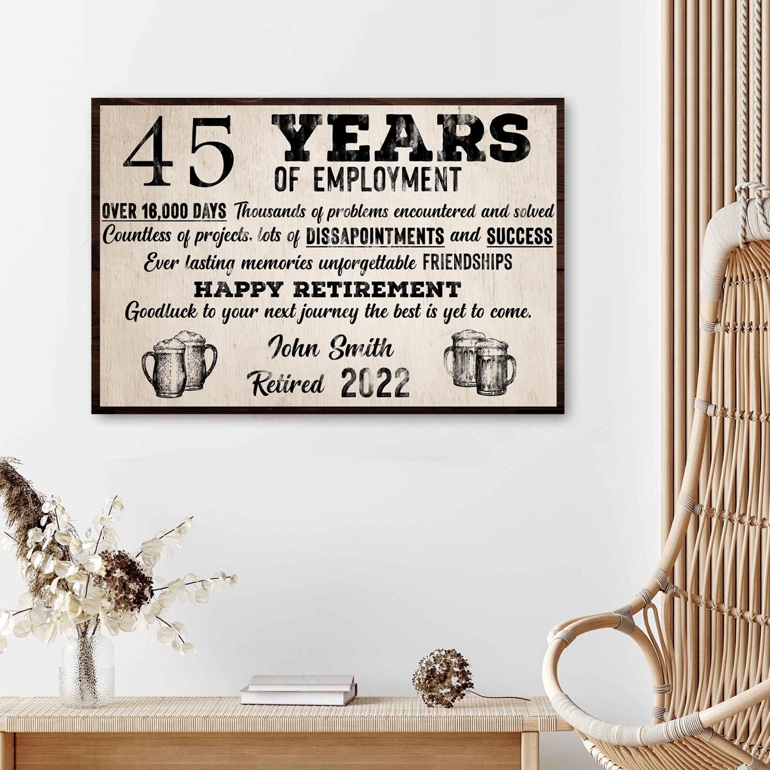 Personalized Retirement Gift Sign Retirement Gift Party - Etsy