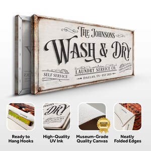Personalized Laundry Room Decor | Laundry Room Sign | Laundry Service ...