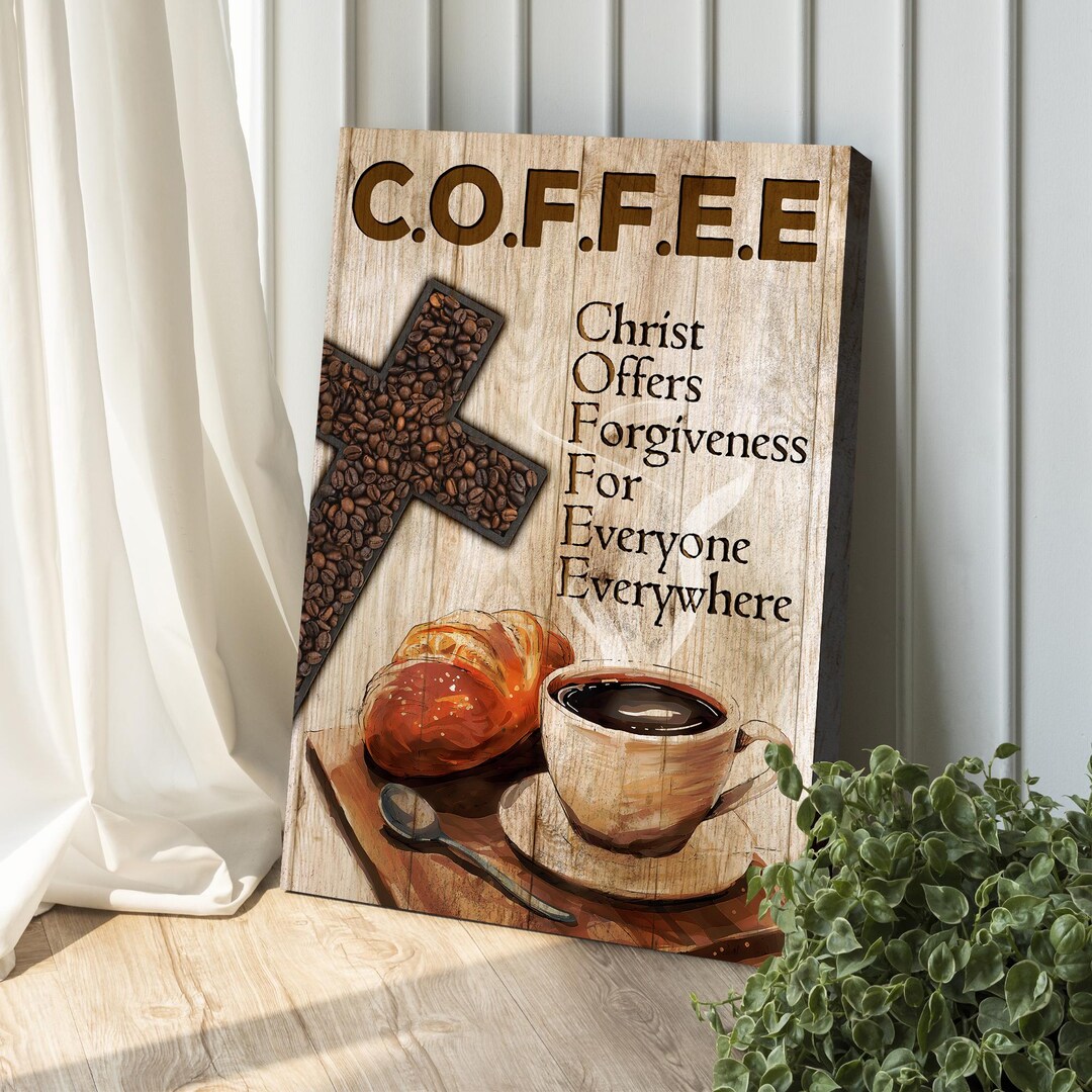 Christ Offers Forgiveness for Everyone Everywhere Sign | Kitchen and ...
