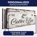 Coffee Bar Sign Freshly Brewed Coffee Beans Artwork Large Wall Art ...