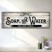 Vintage Fresh Soap and Water Bathroom Sign Farmhouse Bathroom - Etsy Canada