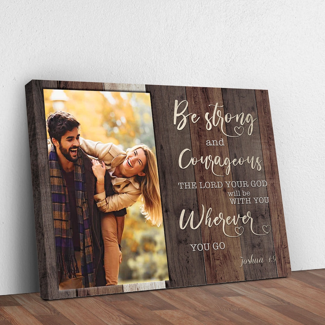 Bible Verse Wall Art | Personalized Wedding Gift Portrait Wall Art ...