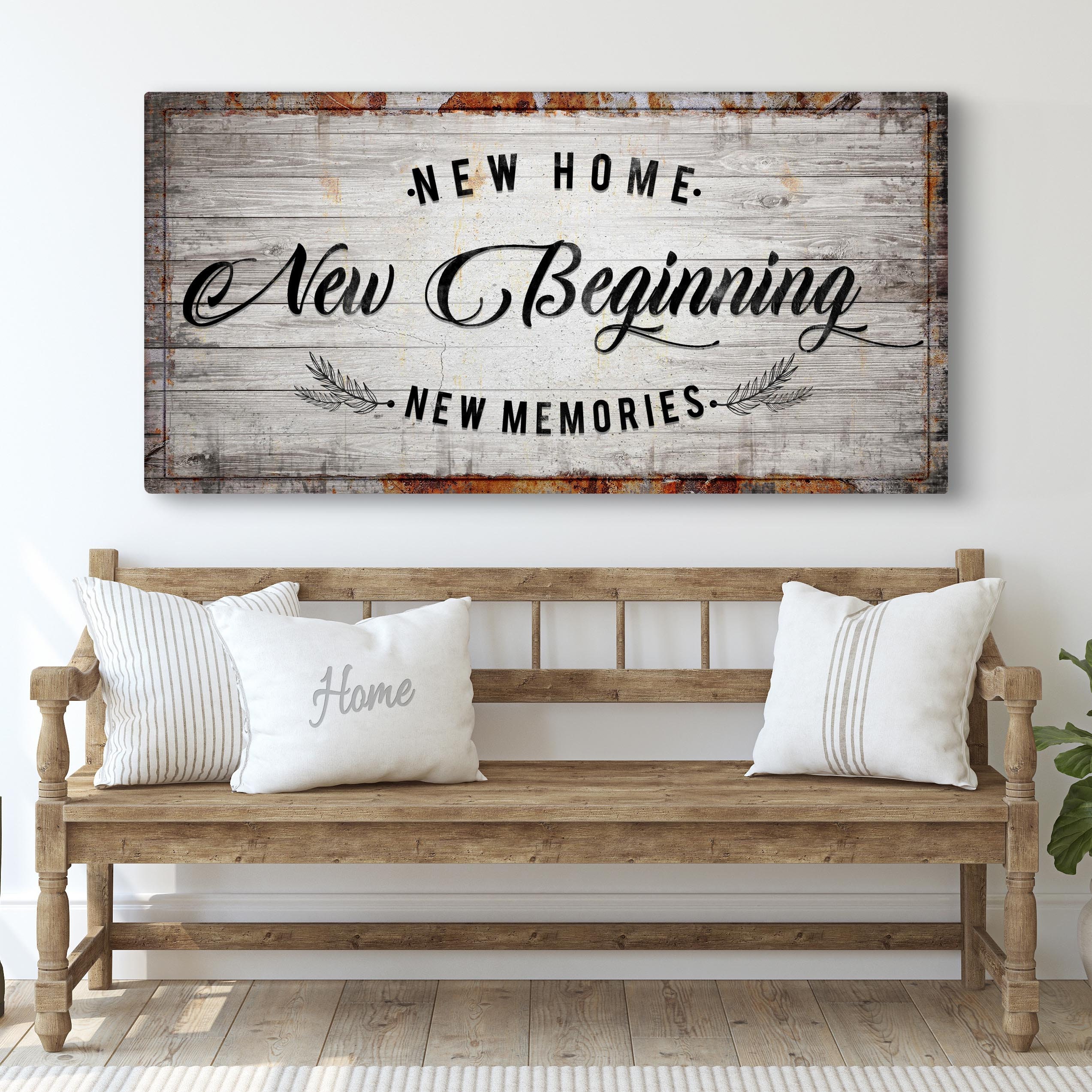 New Home New Beginning New Memories Sign Wall Art New House - Etsy