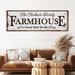 Rustic Farmhouse Wall Decor Custom Farmhouse Sign Personalized Name ...