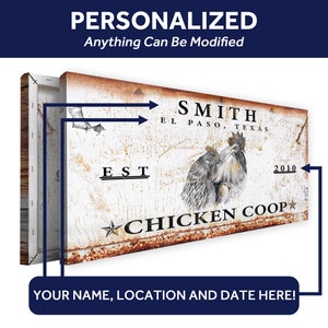 Chicken Coop Signs | Chicken Decor Farm Sign | Ranch Sign Farm Wall ...