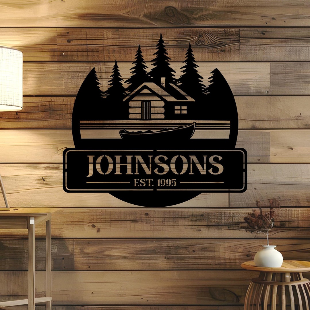 Custom Lake House Metal Sign | Metal Lake Sign | Lake House Wall Art ...