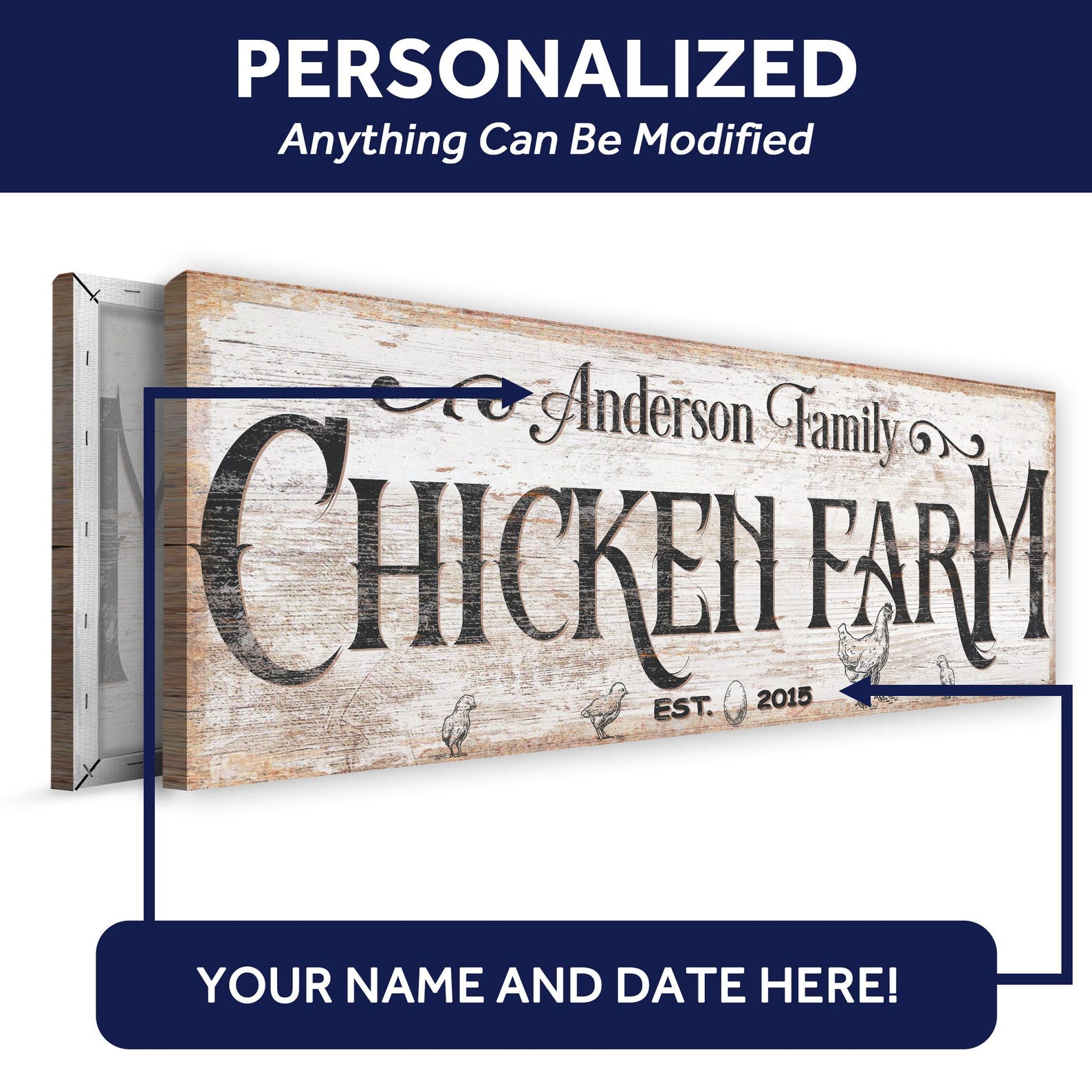 Chicken Farm Sign | Rustic Chicken Farm Decor | Chicken Coop Farmhouse ...