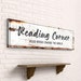 Reading Corner Sign, Kid Room Decor, Library Decor, Book Lover Sign ...