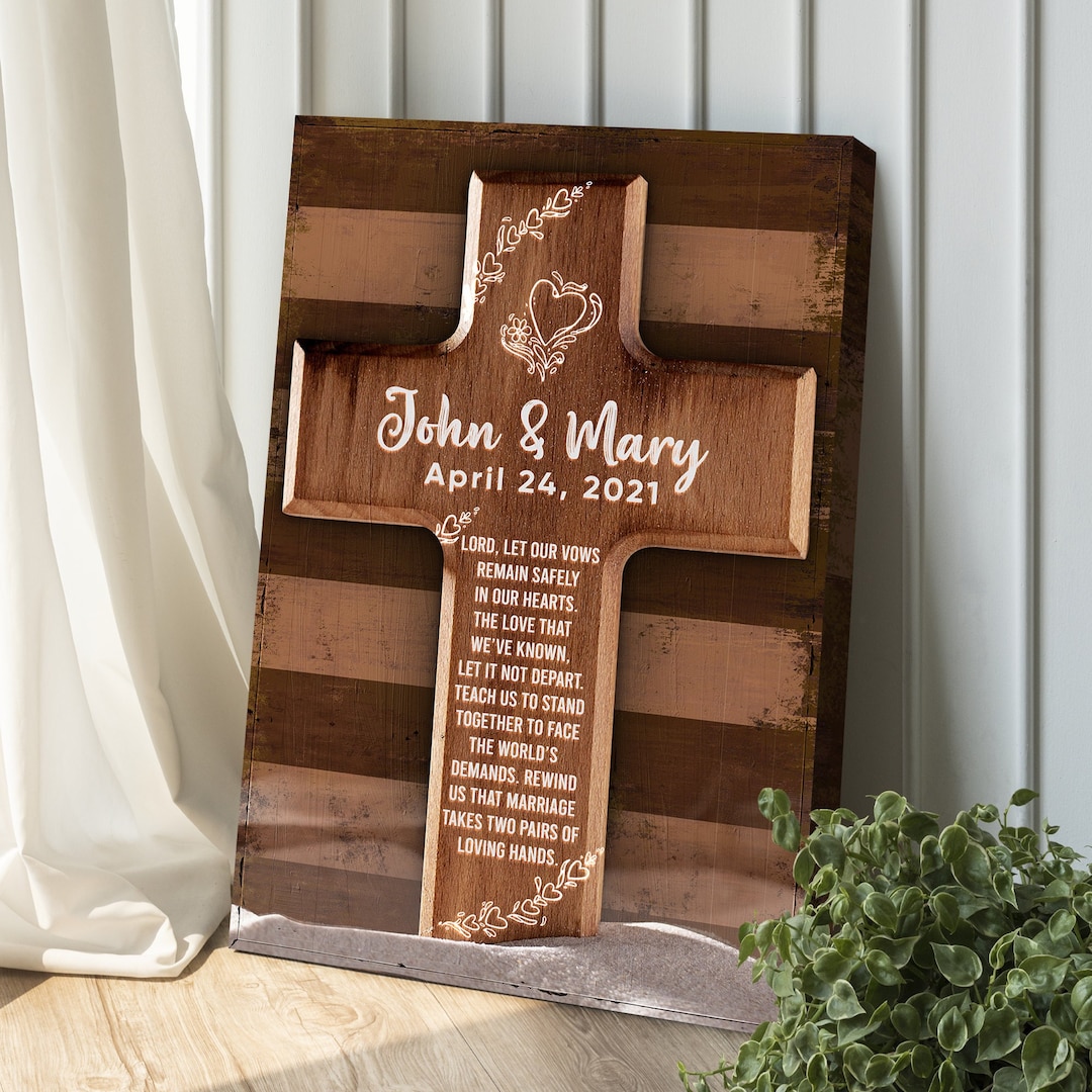 Marriage Prayer Newly Wed Gifts for Couple Wedding Prayer Sign for ...