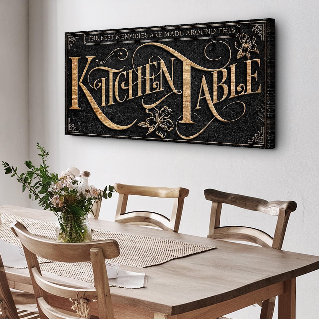 Vintage Kitchen Decor | Farmhouse Kitchen Sign | Kitchen Room Decor ...