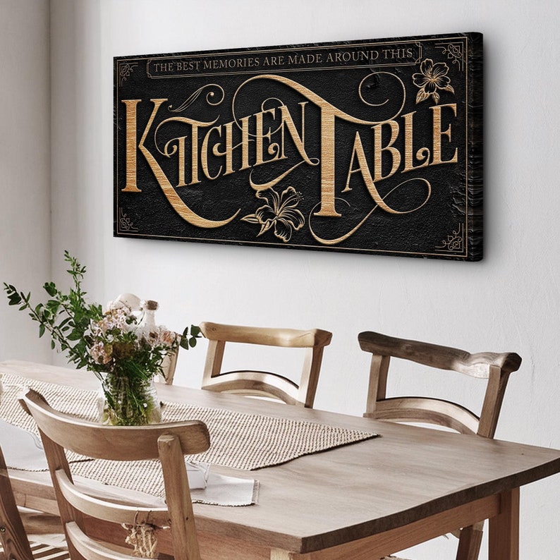 Vintage Kitchen Decor | Farmhouse Kitchen Sign | Kitchen Room Decor ...