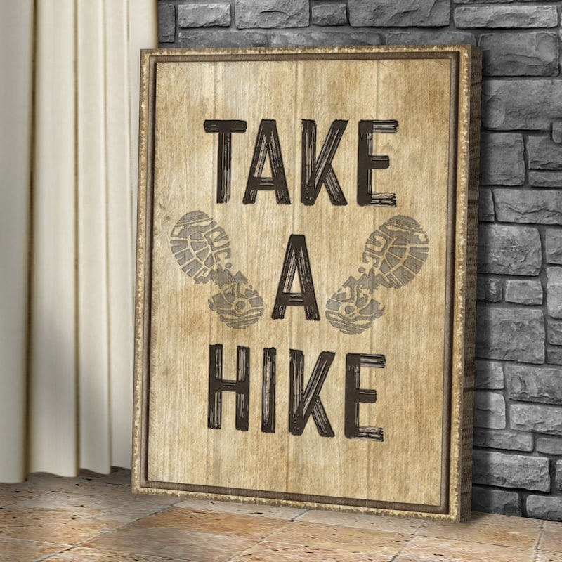 Hiking Sign - Etsy