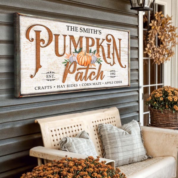 Fall Pumpkin Signs - Etsy