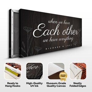 When We Have Each Other We Have Everything Sign | Wedding Anniversary ...