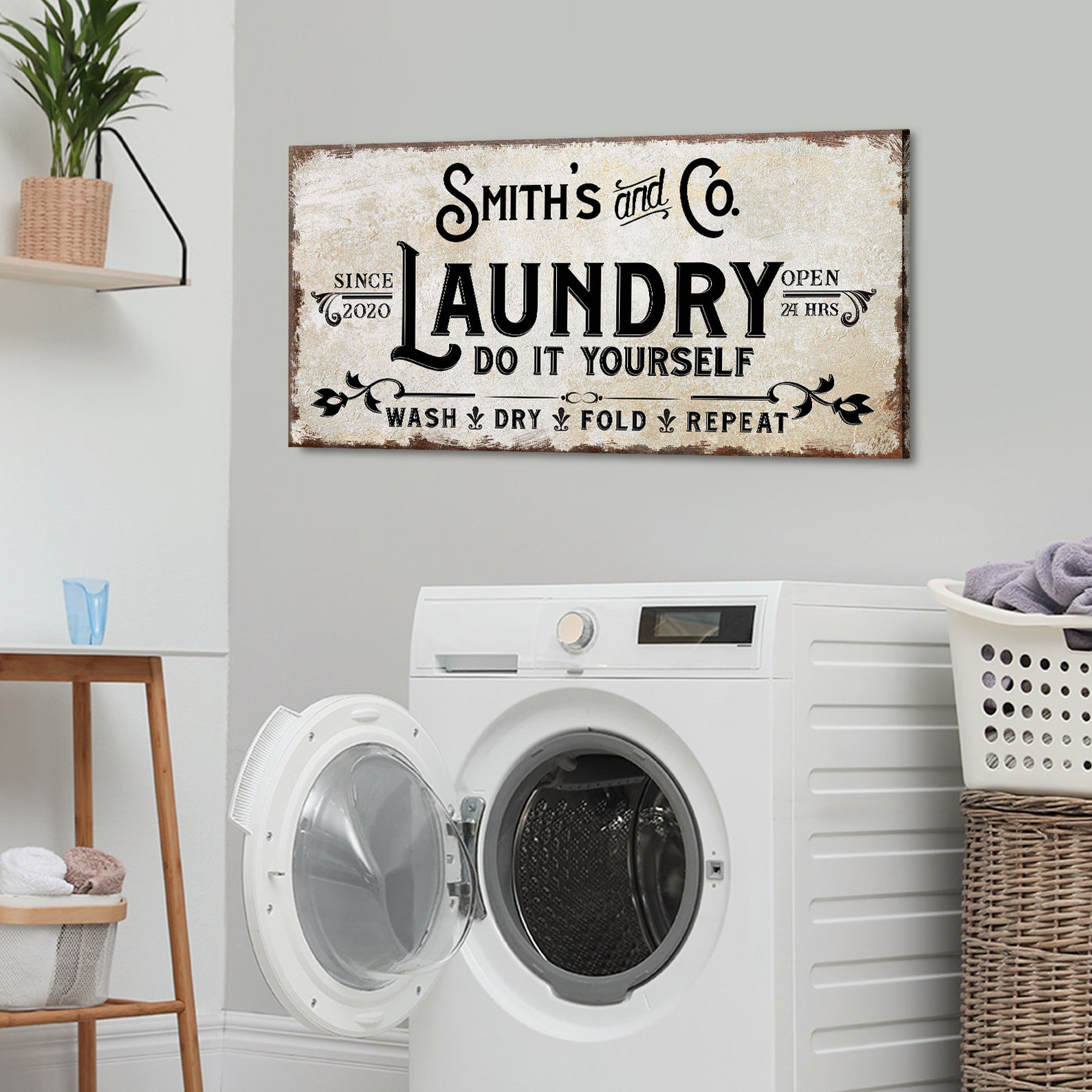 Farmhouse Laundry Sign | Laundry Room Decor| Laundry Room Sign ...