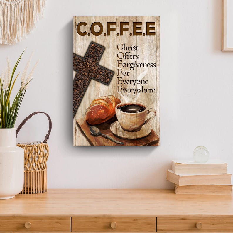 Christ Offers Forgiveness for Everyone Everywhere Sign | Kitchen and ...