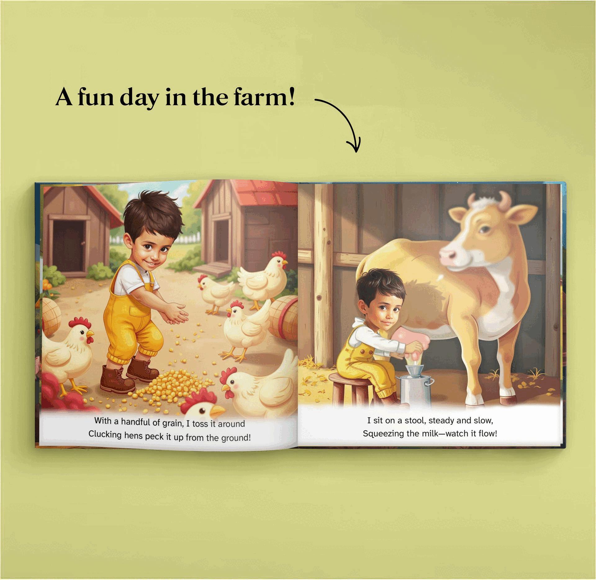 A Day at the Farm | Personalized Children's Bedtime Storybook | Farm ...