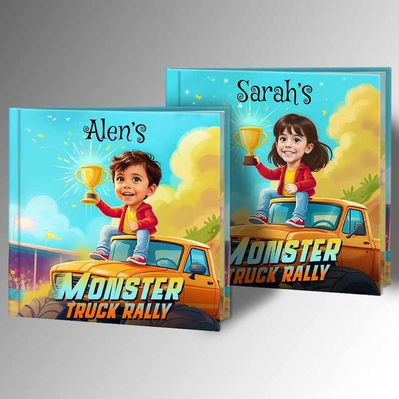 Monster Truck Rally | Custom Name Adventure Story for Boys ...