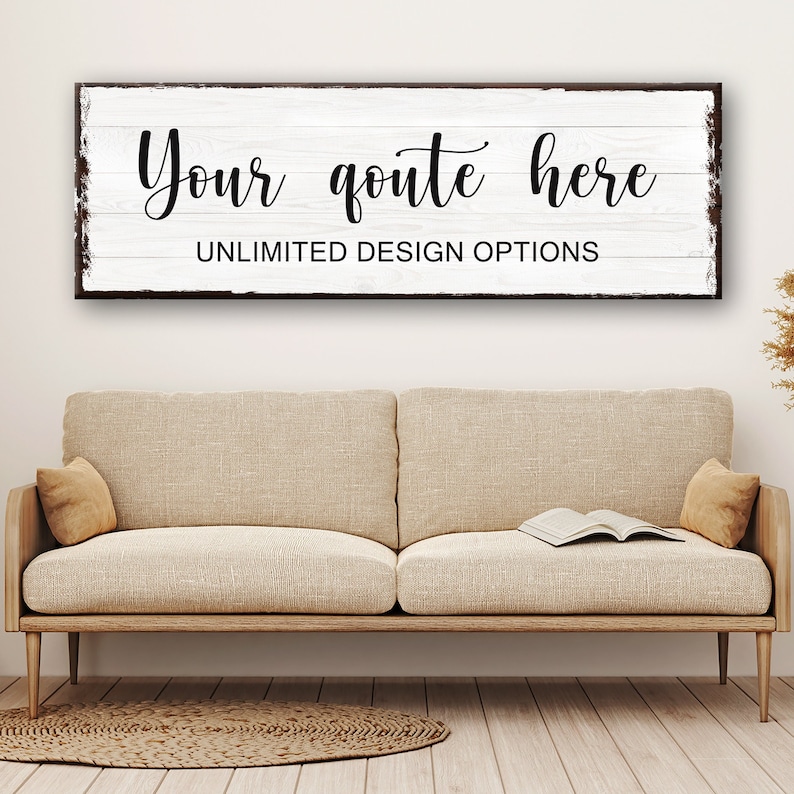 Custom Quote Sign Create Your Own Canvas Quote Decor Custom - Etsy