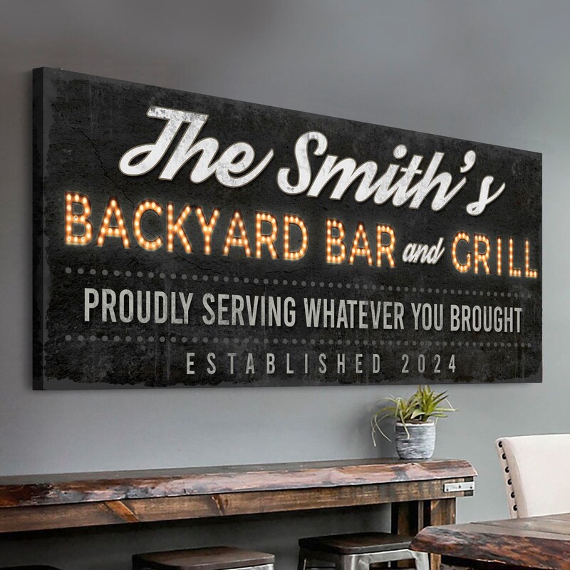 Backyard Bar - Etsy