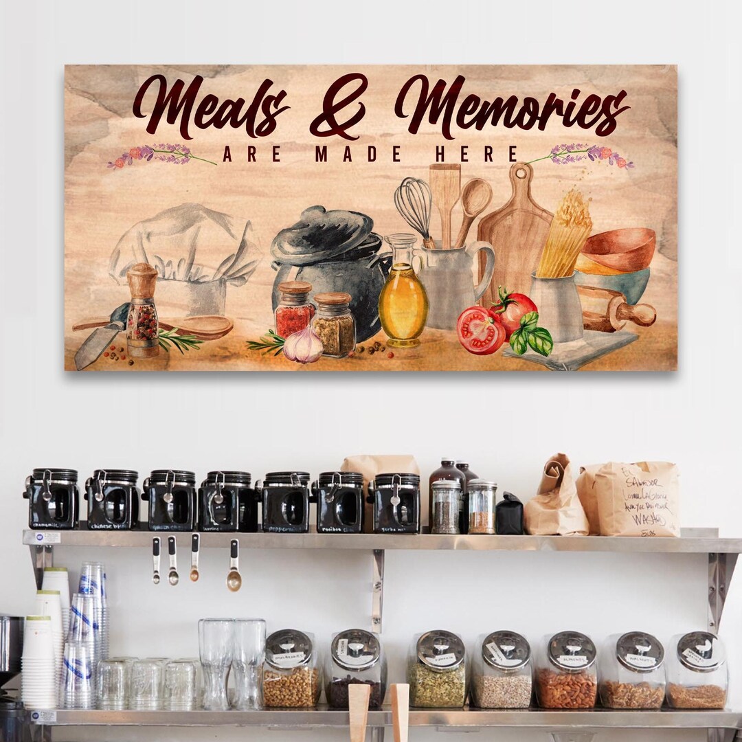 Kitchen Wall Art Decor | Personalized Recipe Kitchen Wall Prints ...