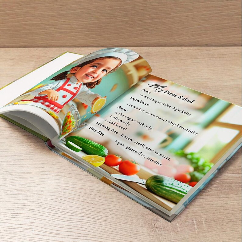 Little Chef Cookbook | Personalized Cooking Book for Kids | Cooking ...