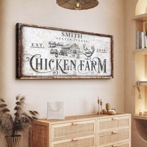 Farmhouse Chicken Farm Sign | Chicken Farm Sign | Chicken Coop ...