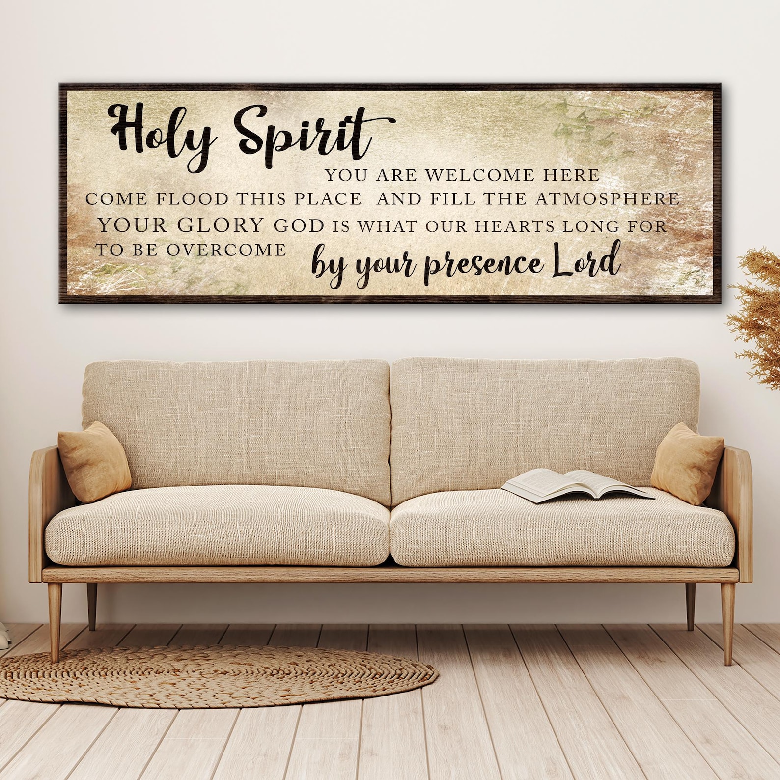 Holy Spirit Wall Art | Holy Spirit Decor | Scripture Wall Art ...