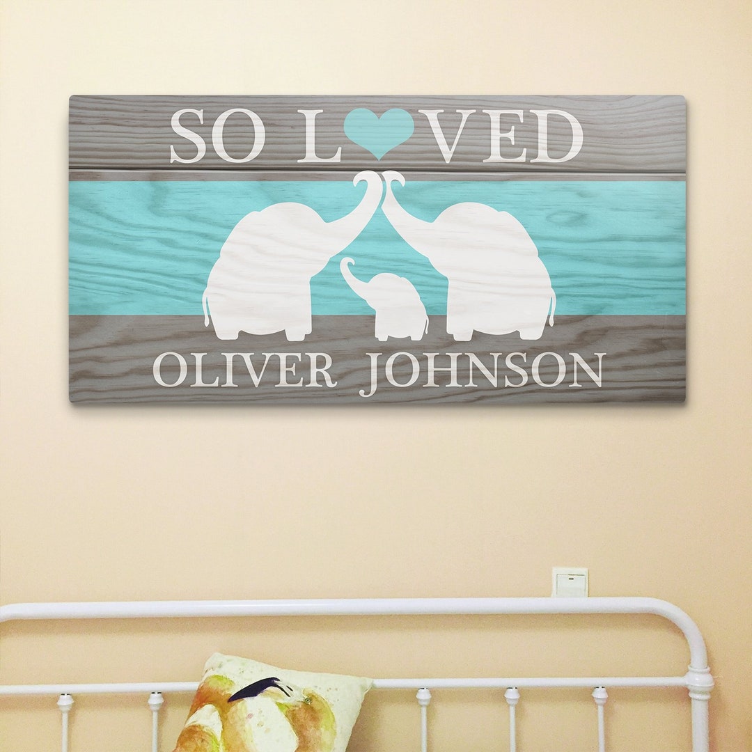 Kids Name Sign | Custom Name Sign Boys Room Decor | Nursery Decor Wall ...
