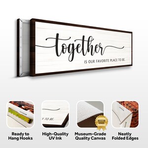 Together is Our Favorite Place to Be Sign | Master Bedroom Sign ...