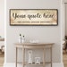 Custom Quote Sign | Personalized Quote Wall Art | Custom Quote Print ...