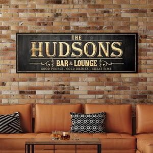 Man Cave Bar Sign | Bar and Lounge Sign | Custom Bar Sign | Home Bar ...