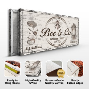 Bee Sign | Bumble Bee Decor | Farmhouse Wall Decor | Farm Sign ...