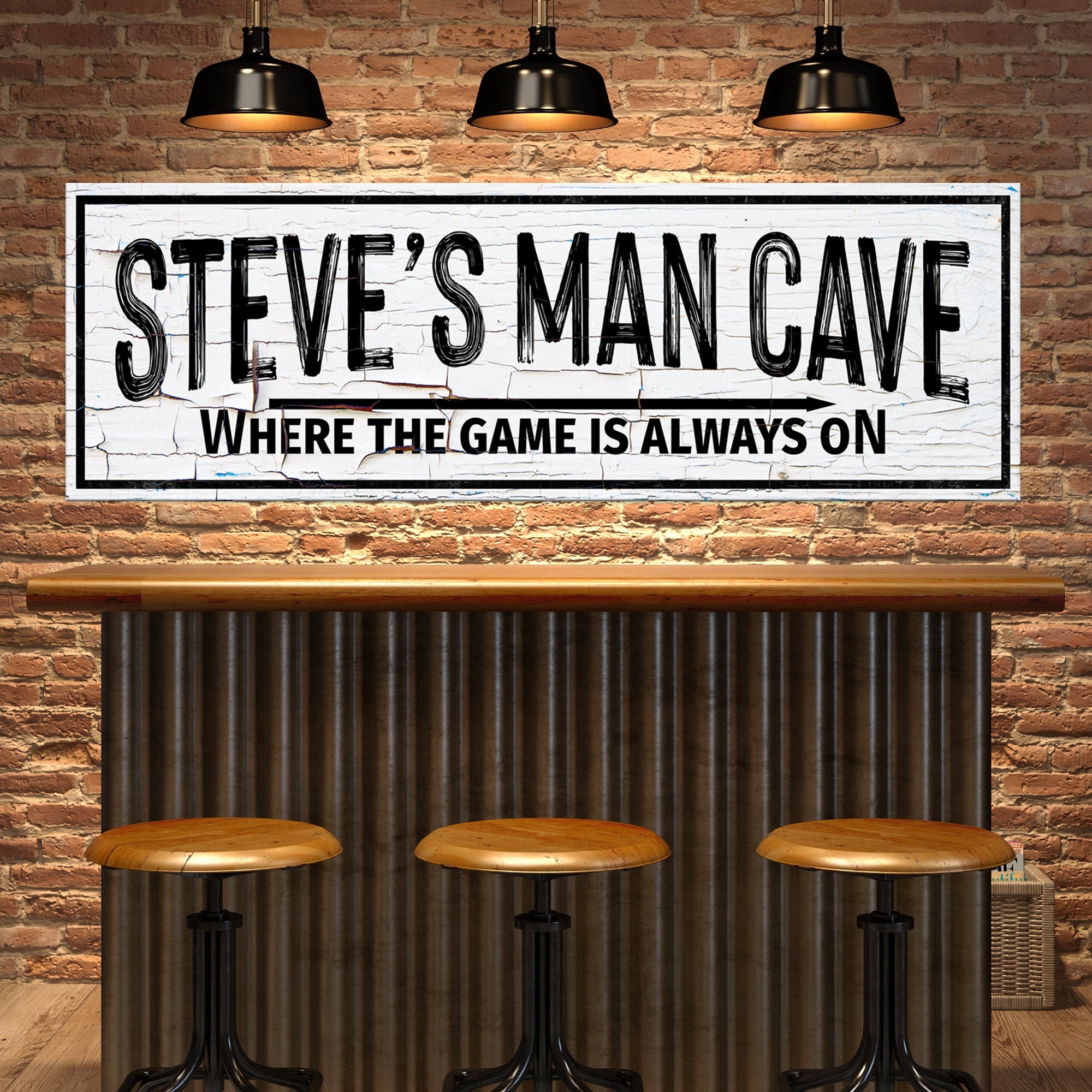 Man Cave Signs Personalized