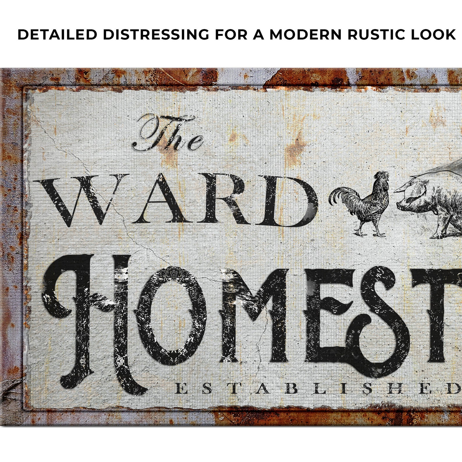 Homestead Farmhouse Sign Home Decor Family Farm Sign - Etsy